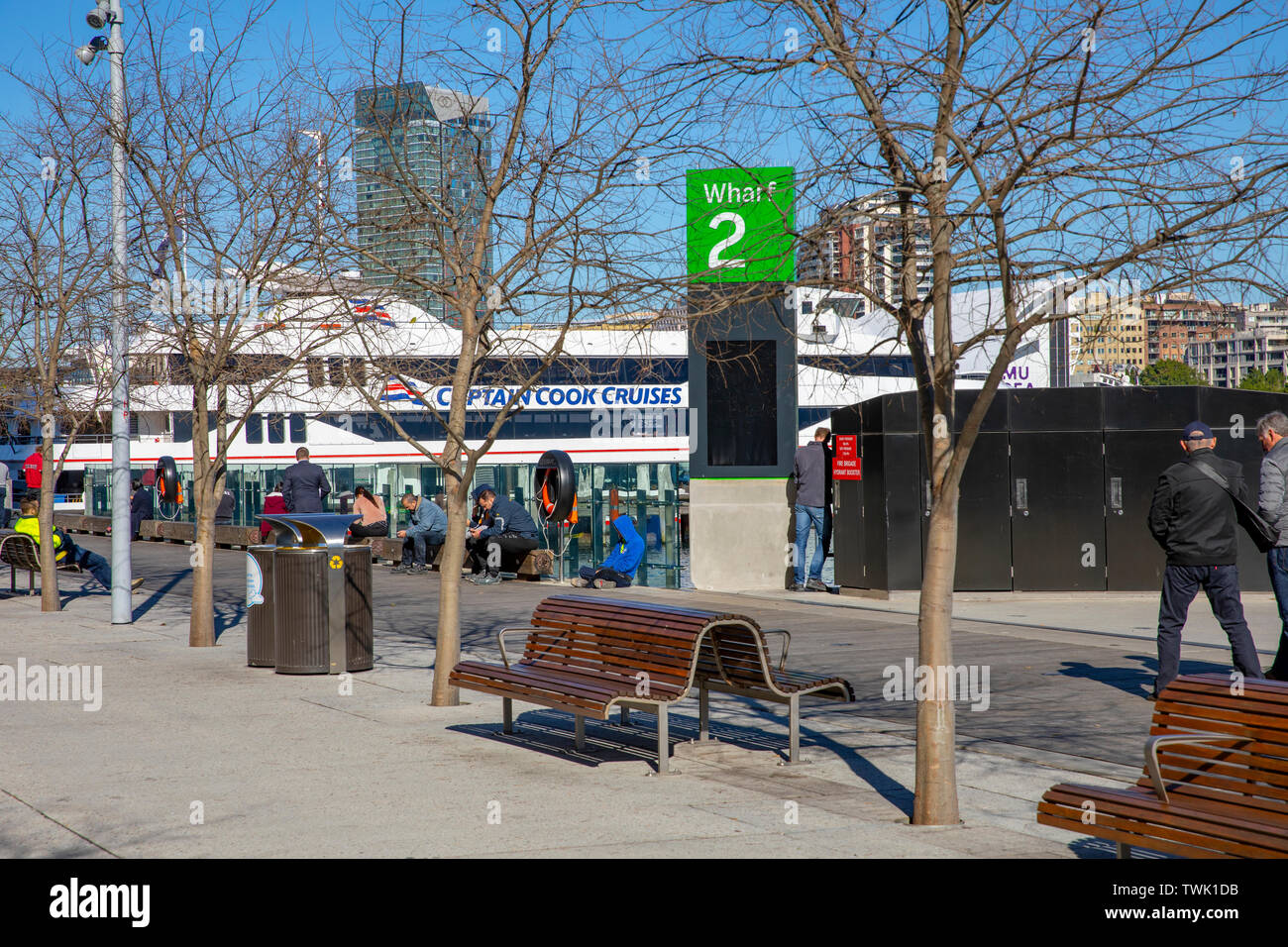 Barangaroo development in Sydney city centre, modern apartment living ...