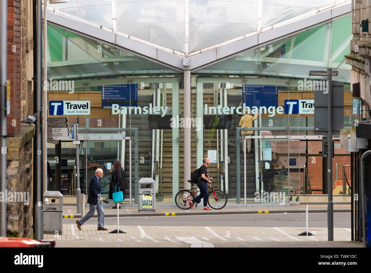 Barnsley Interchange, train and bus station, Barnsley, South Yorkshire ...