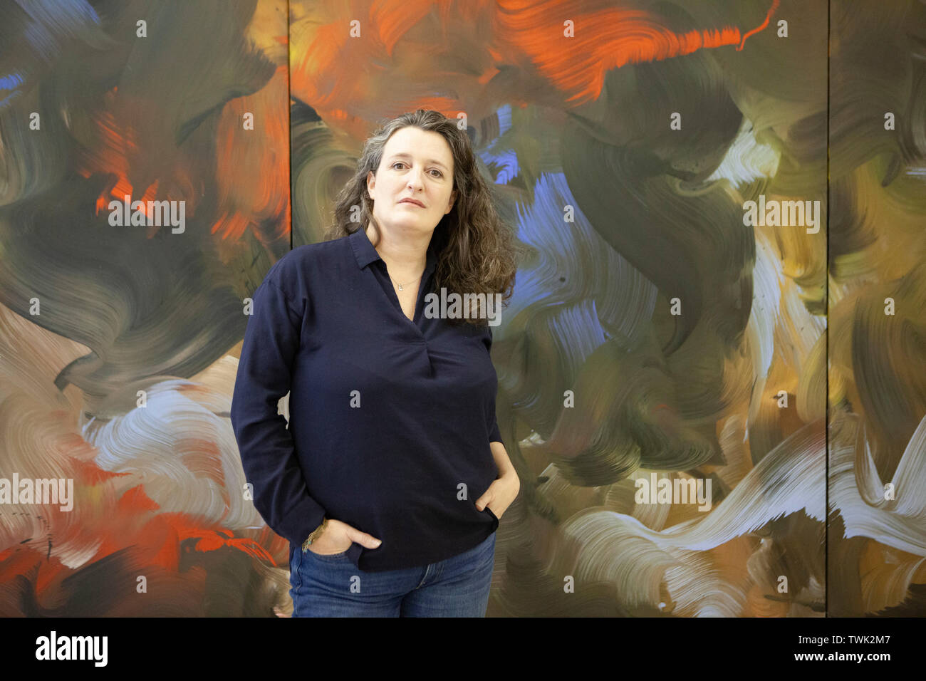 Artist Erin Lawlor in her studio in Hackney Wick. She is soon to have ...