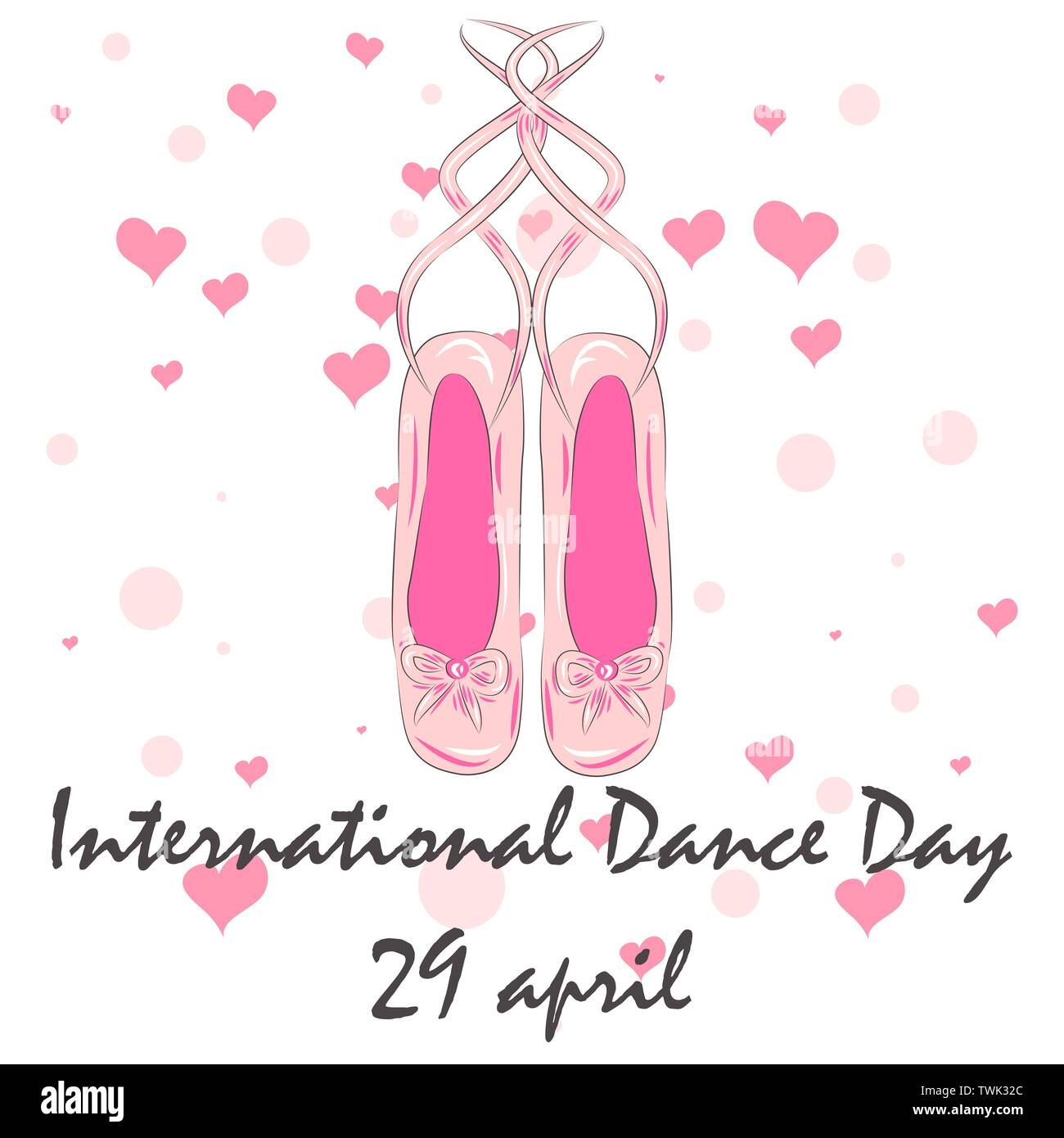 International Dance Day. April 29. Design template, banner, flyer ...