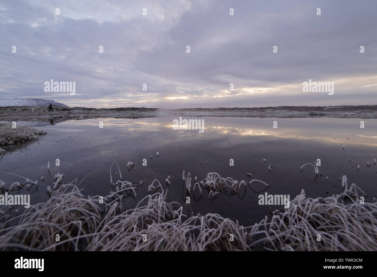 Frozen and cold landscapes in Iceland Stock Photo - Alamy