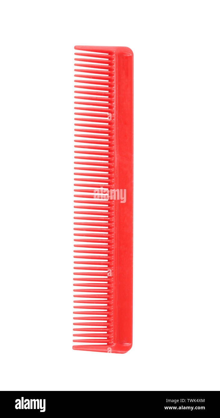 Red Comb Isolated Stock Photo - Alamy