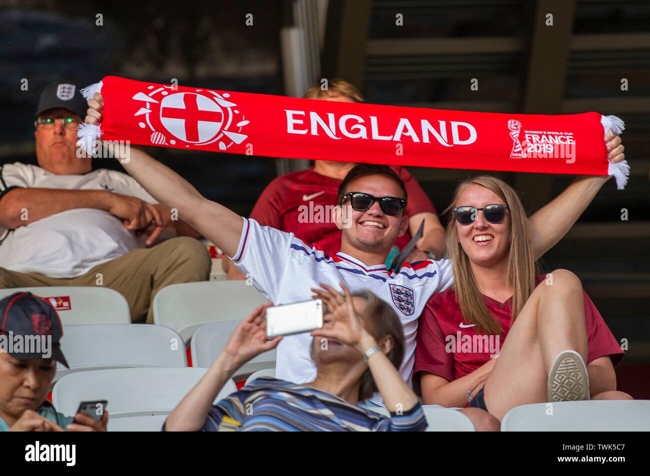 English fans hi-res stock photography and images - Alamy