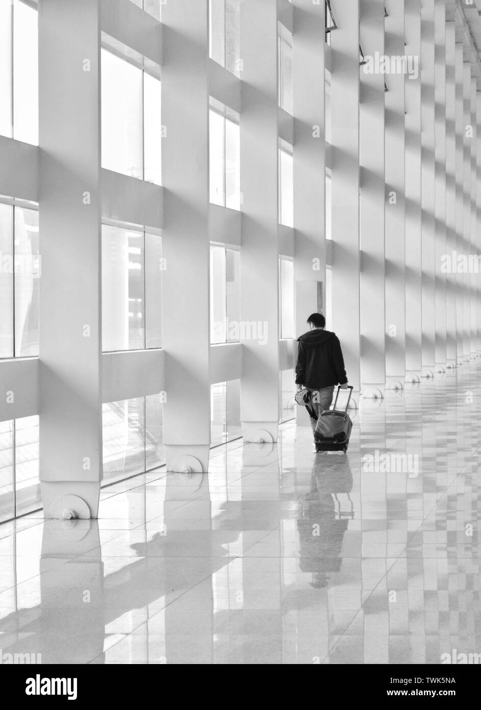 Human walker Black and White Stock Photos & Images - Alamy