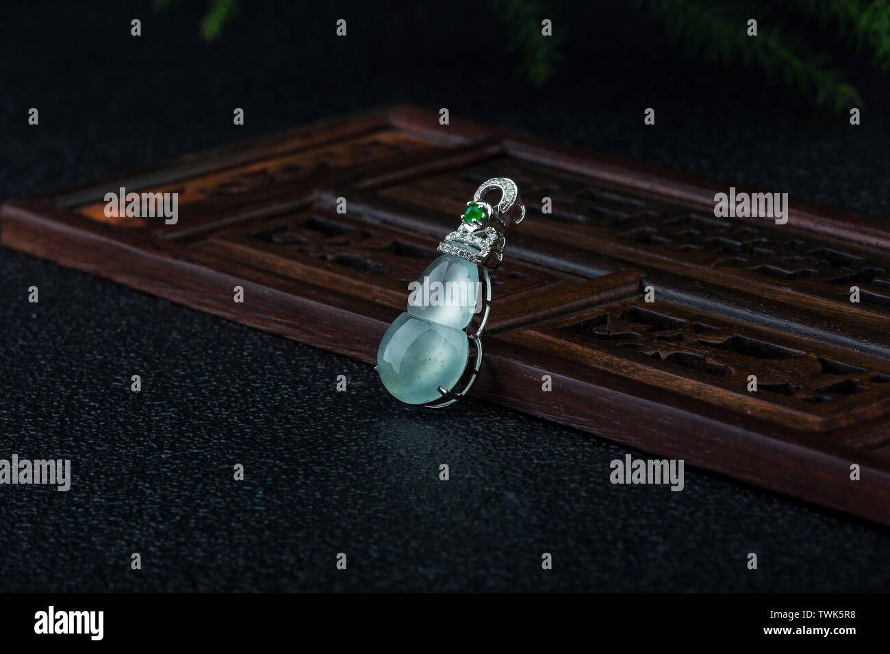 Glass, high-ice jade Stock Photo - Alamy