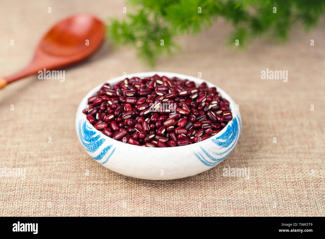 Red beans, little red beans Stock Photo - Alamy