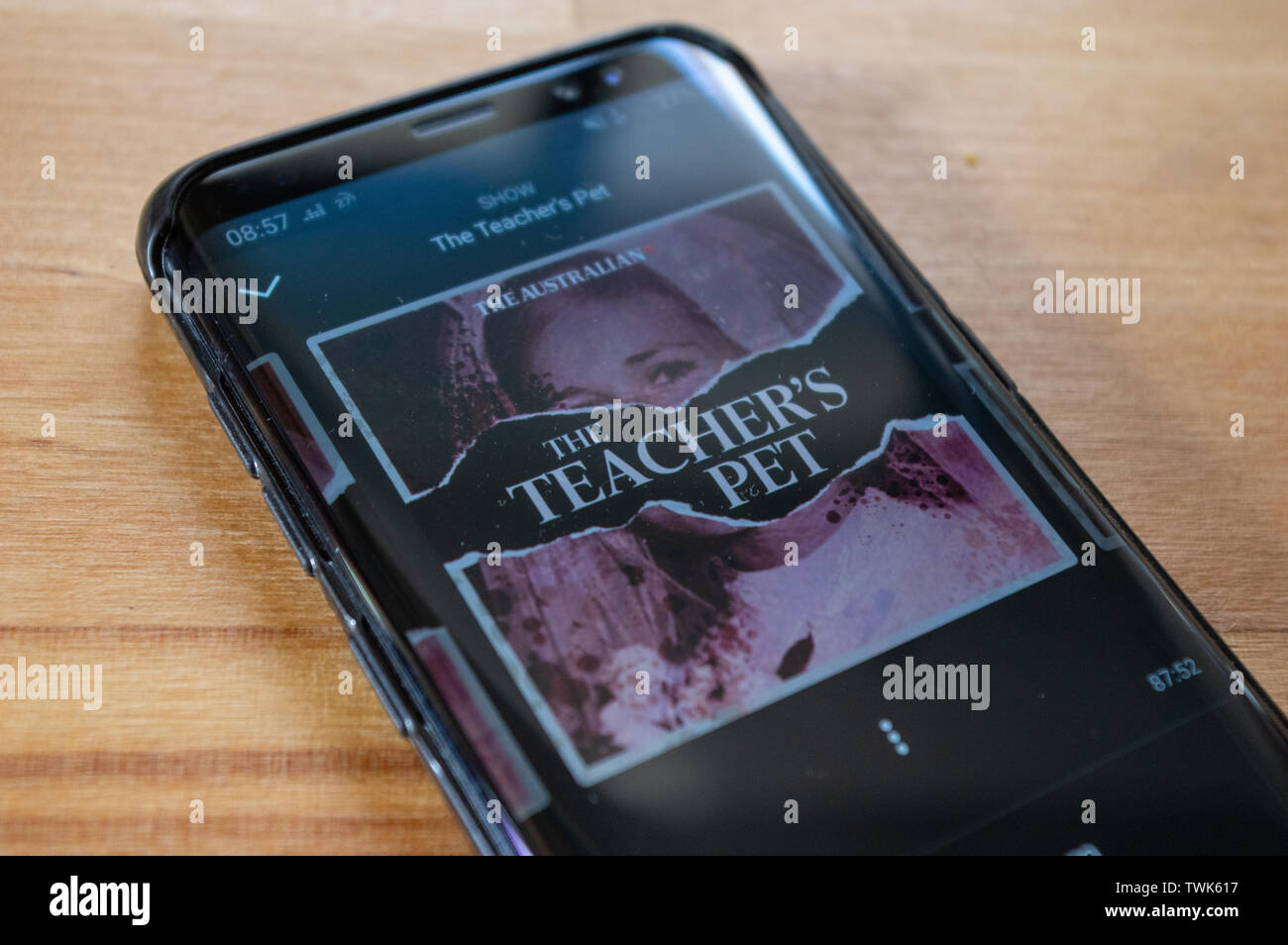 Mobile phone on teachers desk hi-res stock photography and images - Alamy