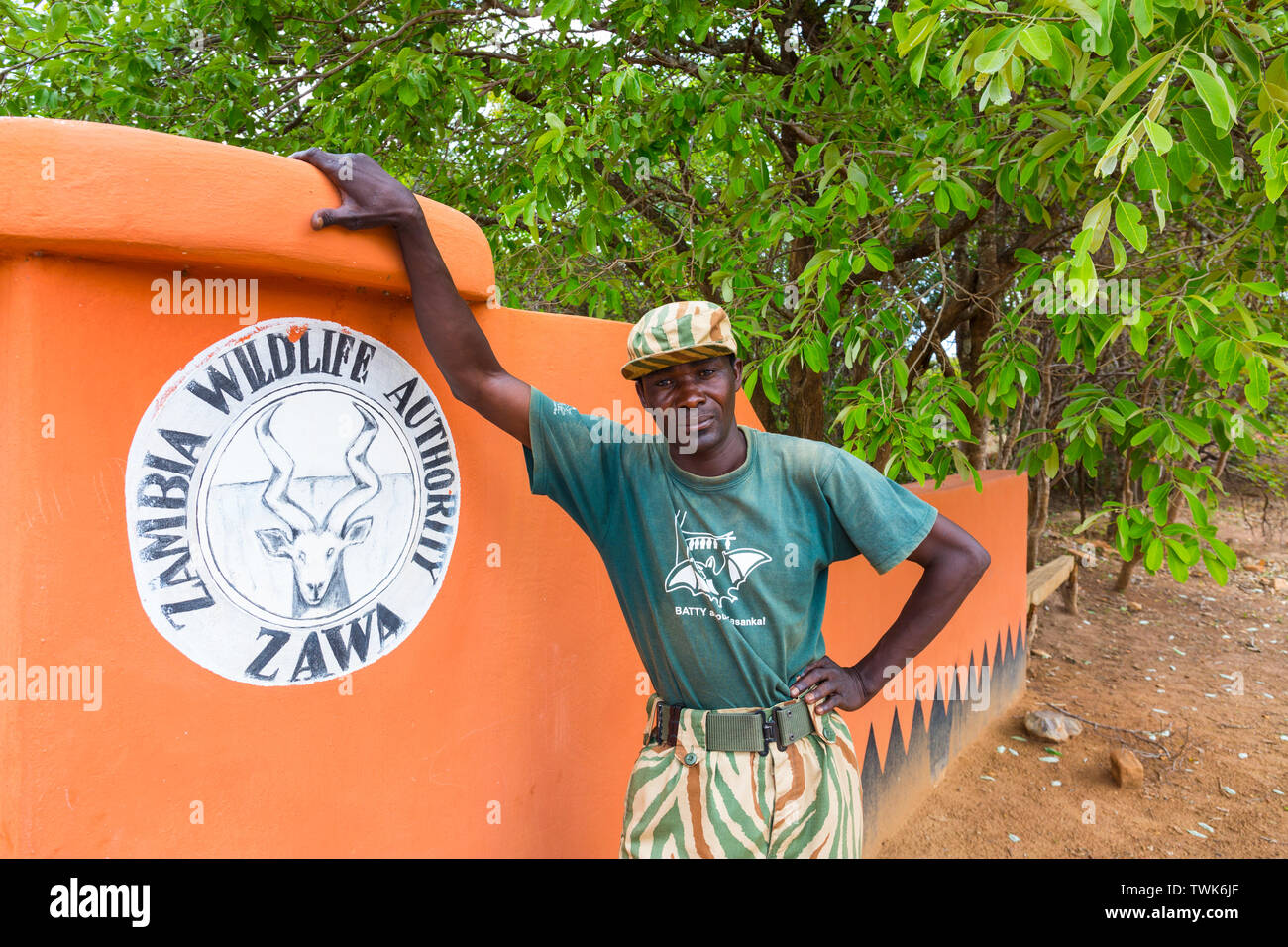 Ranger, Kasanka National Park, Serenje, Zambia, Africa Stock Photo - Alamy
