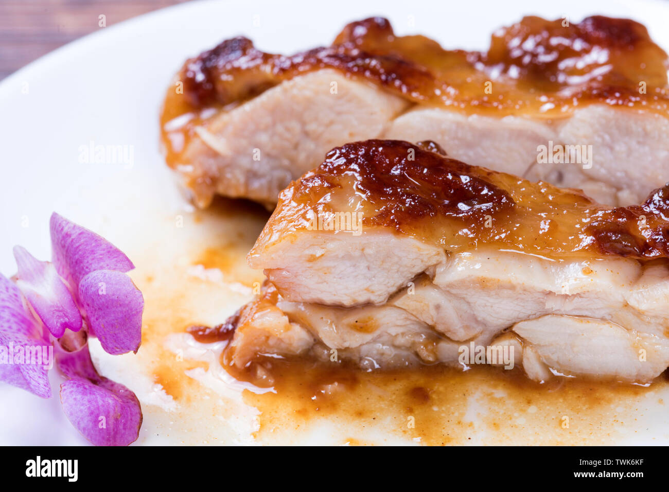Fried chicken chops Stock Photo - Alamy