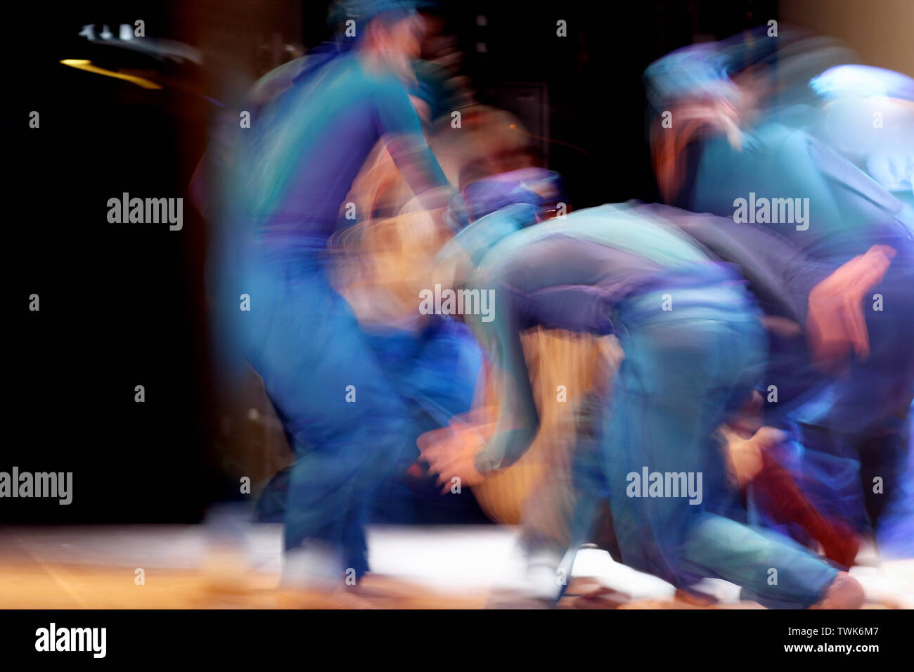 Abstract stain frozen dance movement. Ballet Stock Photo - Alamy