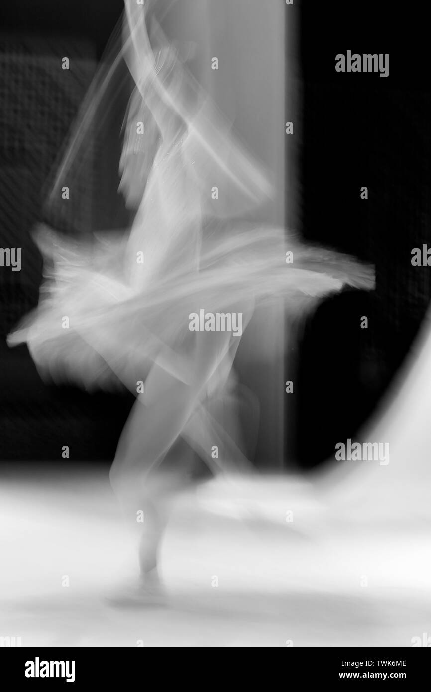Abstract stain frozen dance movement. Ballet Stock Photo - Alamy