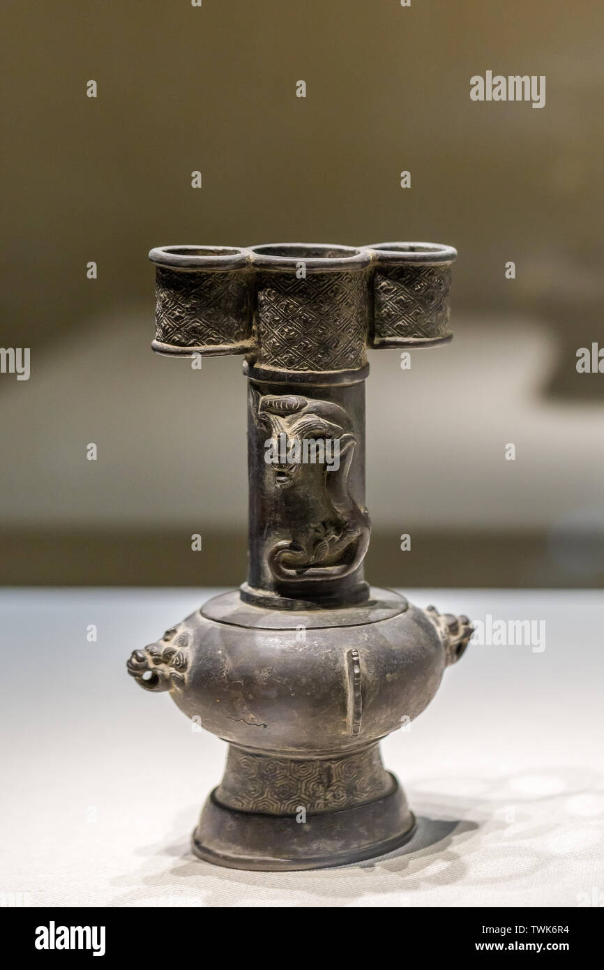 Ancient copper casting apparatus Stock Photo - Alamy