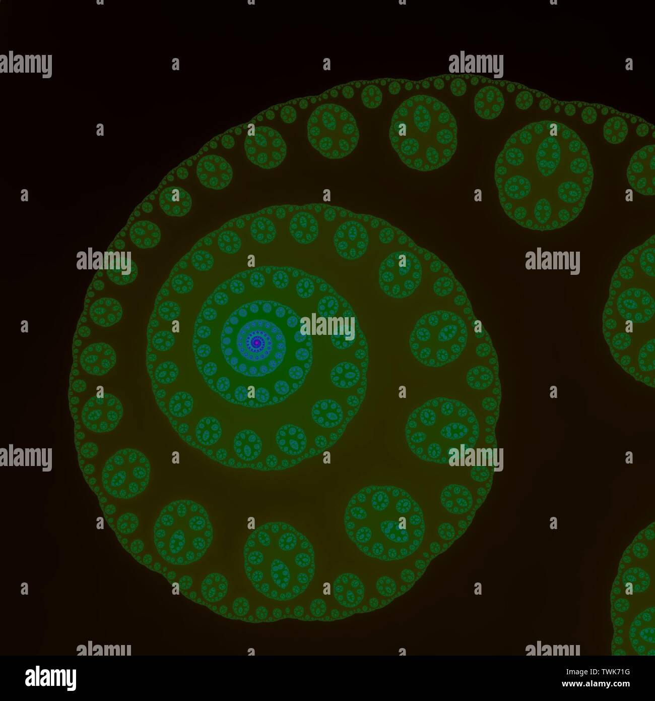 An image created using computer graphics, a picture of a mathematical ...