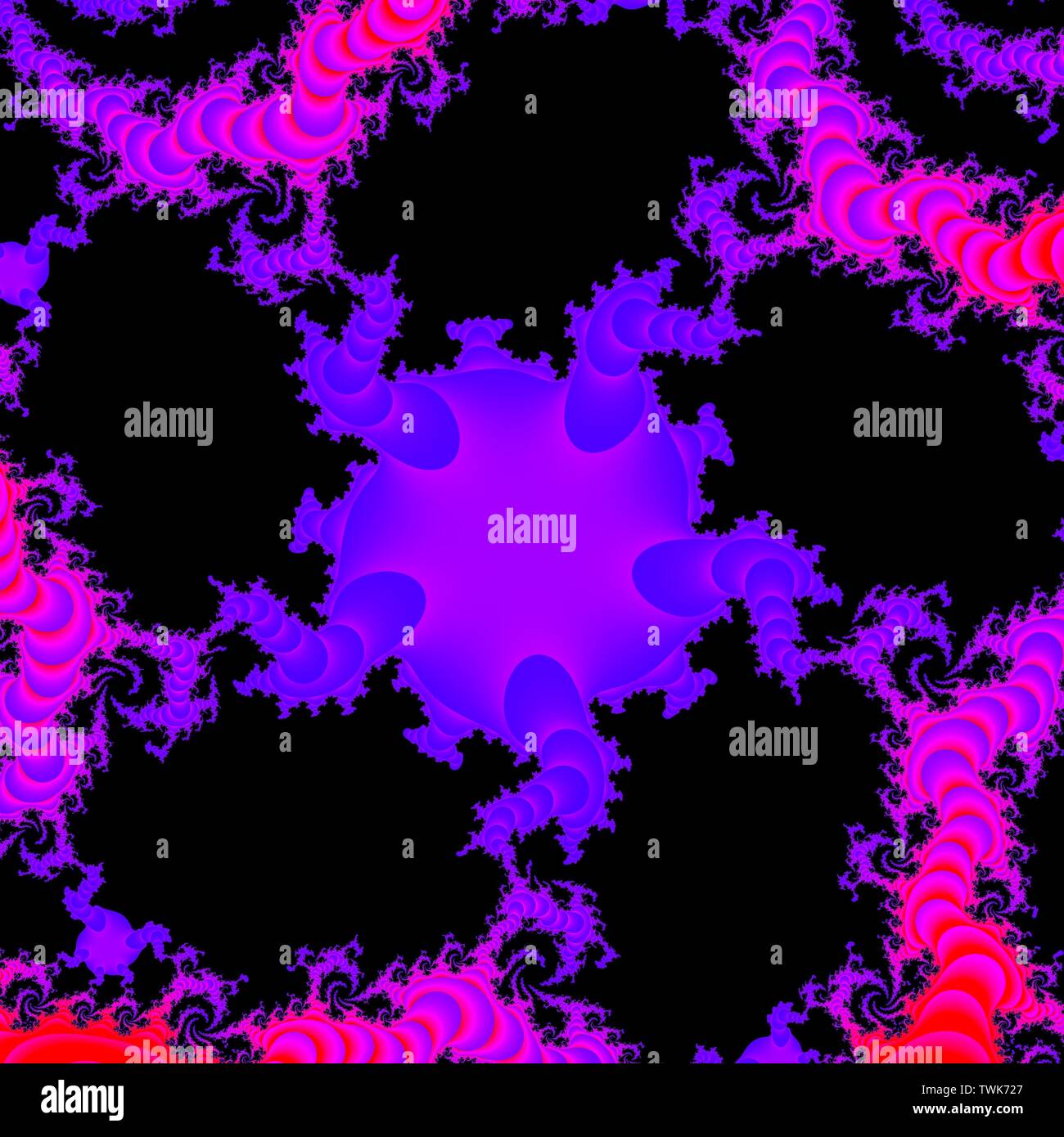 An image created using computer graphics, a picture of a mathematical ...