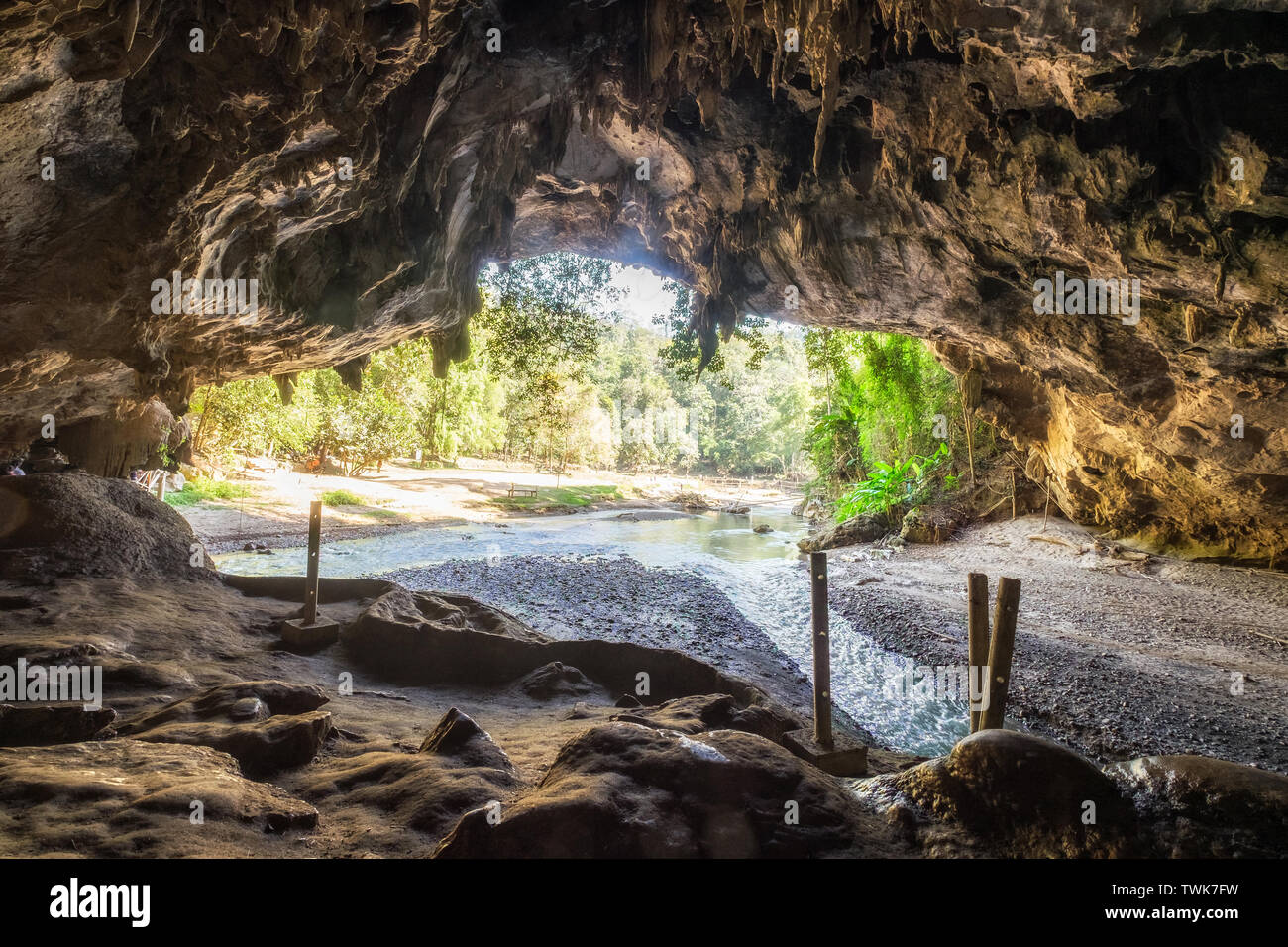Cave lod phenomenon stone stalactite and stalagmite of natural,pang ...