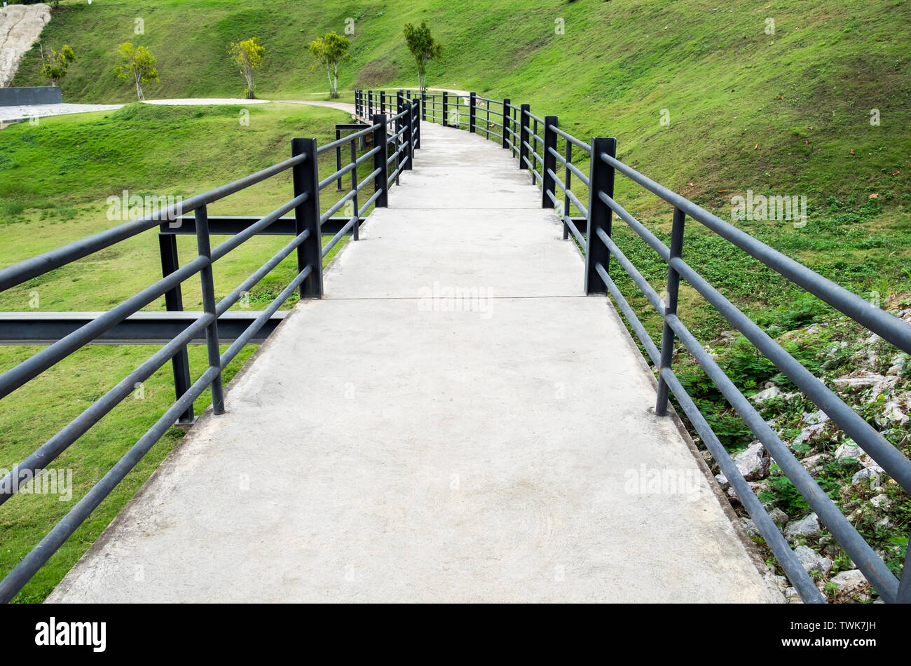 Old steel bridge path hi-res stock photography and images - Alamy