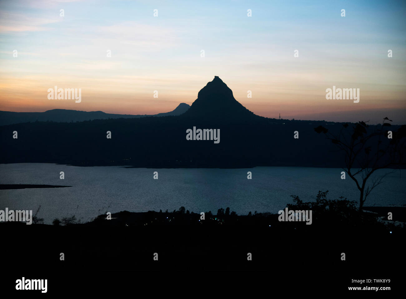 Tung fort or Kathin Gad, Pune Maharashtra, India Stock Photo - Alamy