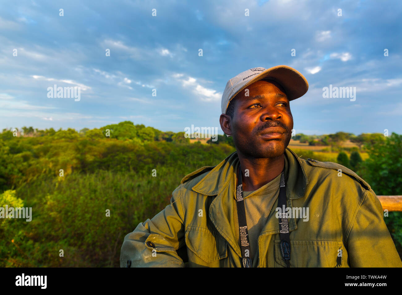 Ranger, Kasanka National Park, Serenje, Zambia, Africa Stock Photo - Alamy