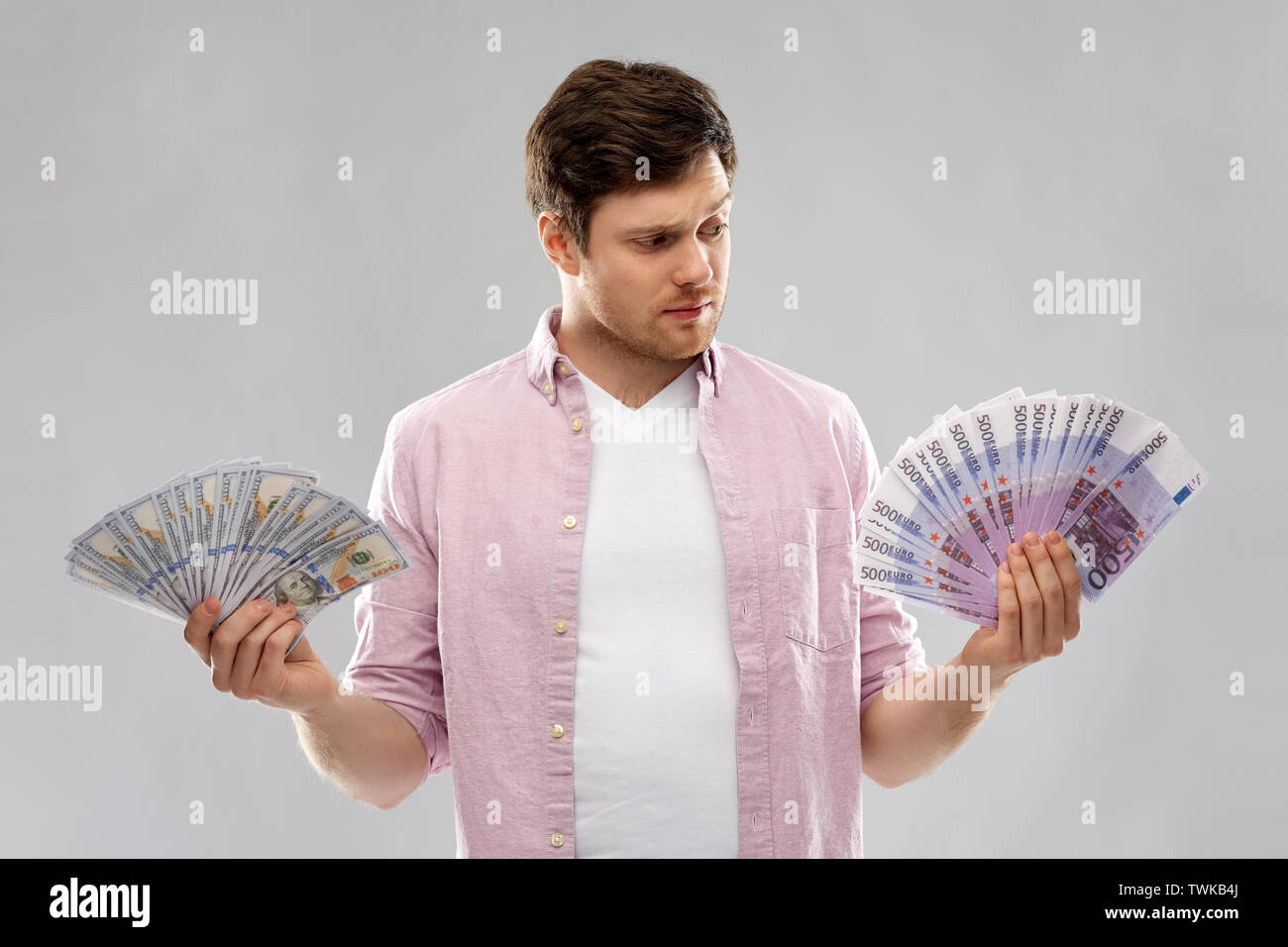 Money fans hi-res stock photography and images - Alamy