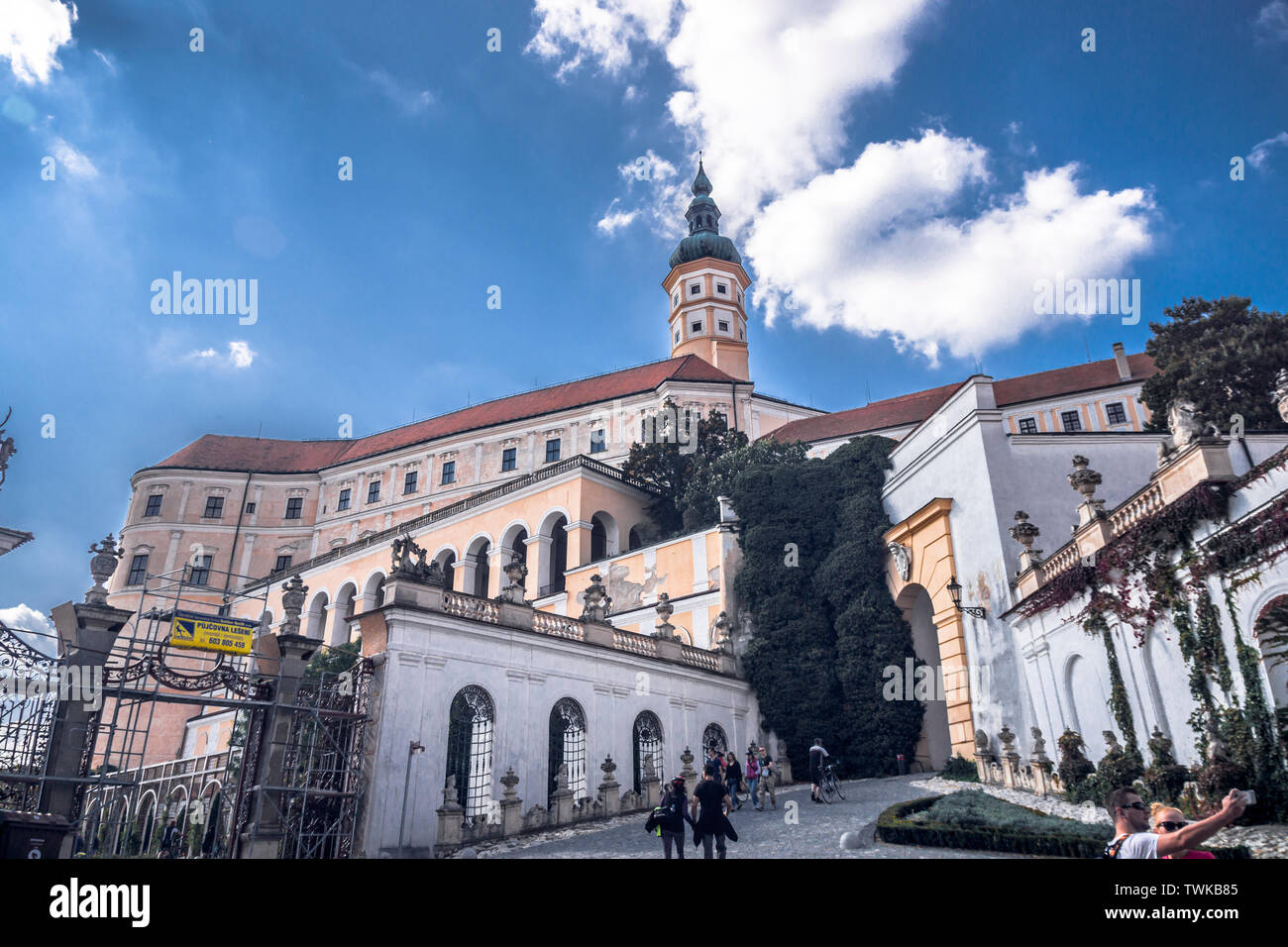 Mikulov castle park church hi-res stock photography and images - Alamy