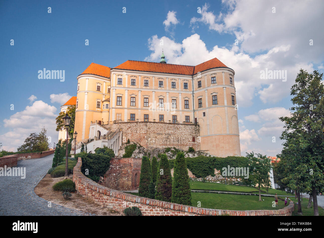 Mikulov Castle, Czech Republic Stock Photo - Alamy