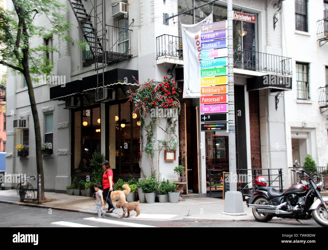 Christopher street new york stonewall hi-res stock photography and ...
