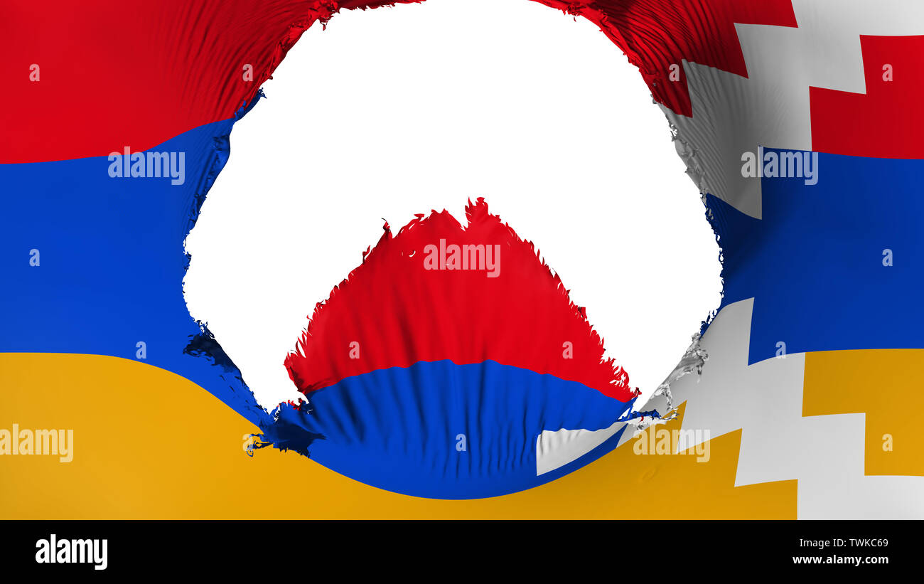 3d rendering flag nagorno karabakh hi-res stock photography and images - Alamy