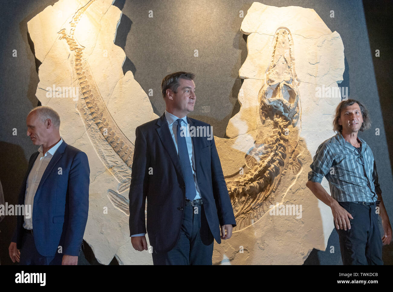 Denkendorf, Germany. 21st June, 2019. Michael Völker (l-r), founder of ...