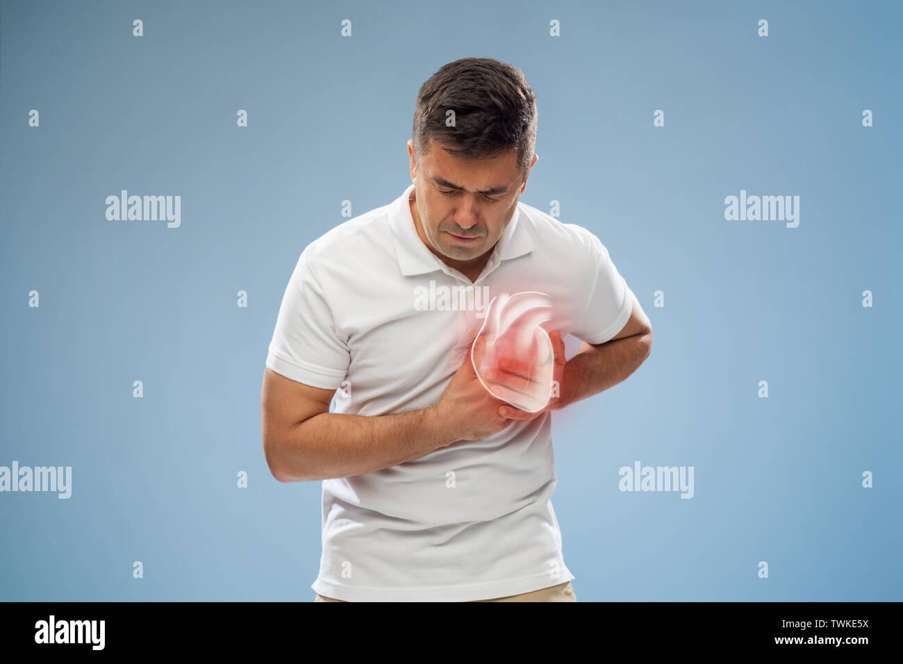 Man heart attack hi-res stock photography and images - Alamy