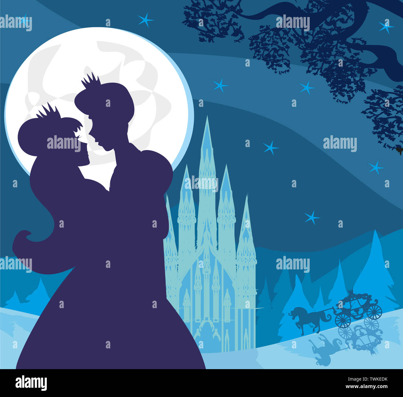 The princess in the tower painting hi-res stock photography and images ...