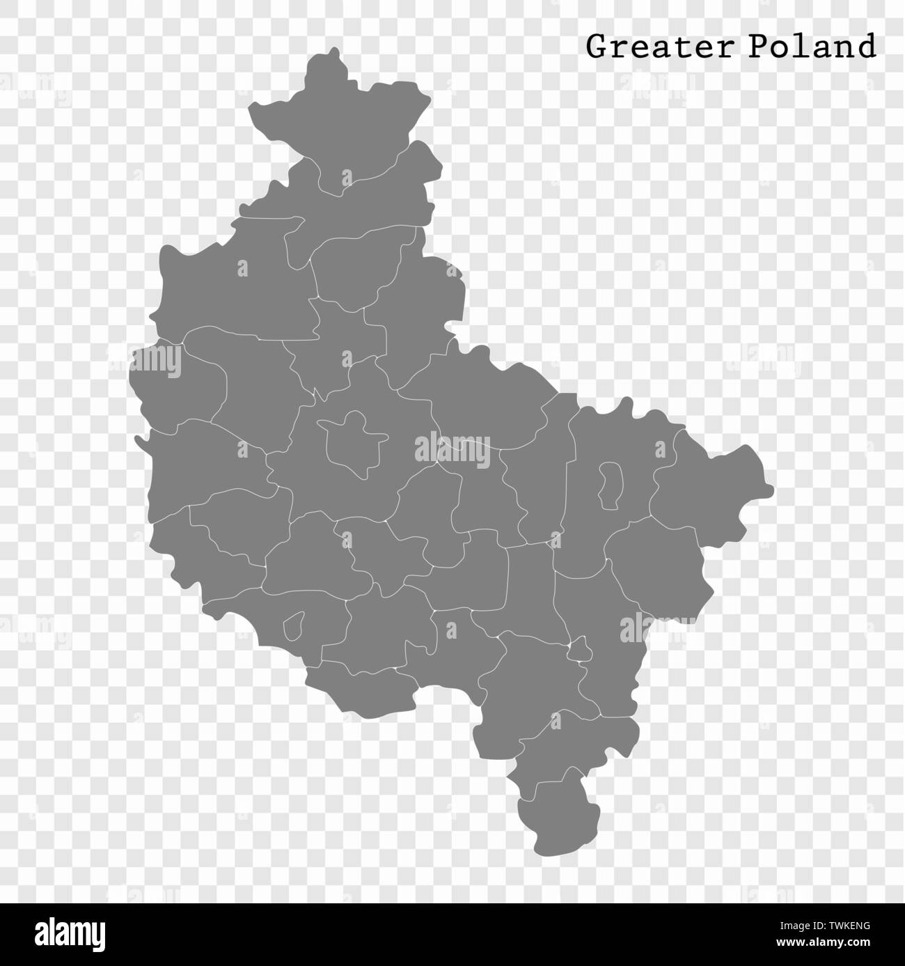upper silesia poland map