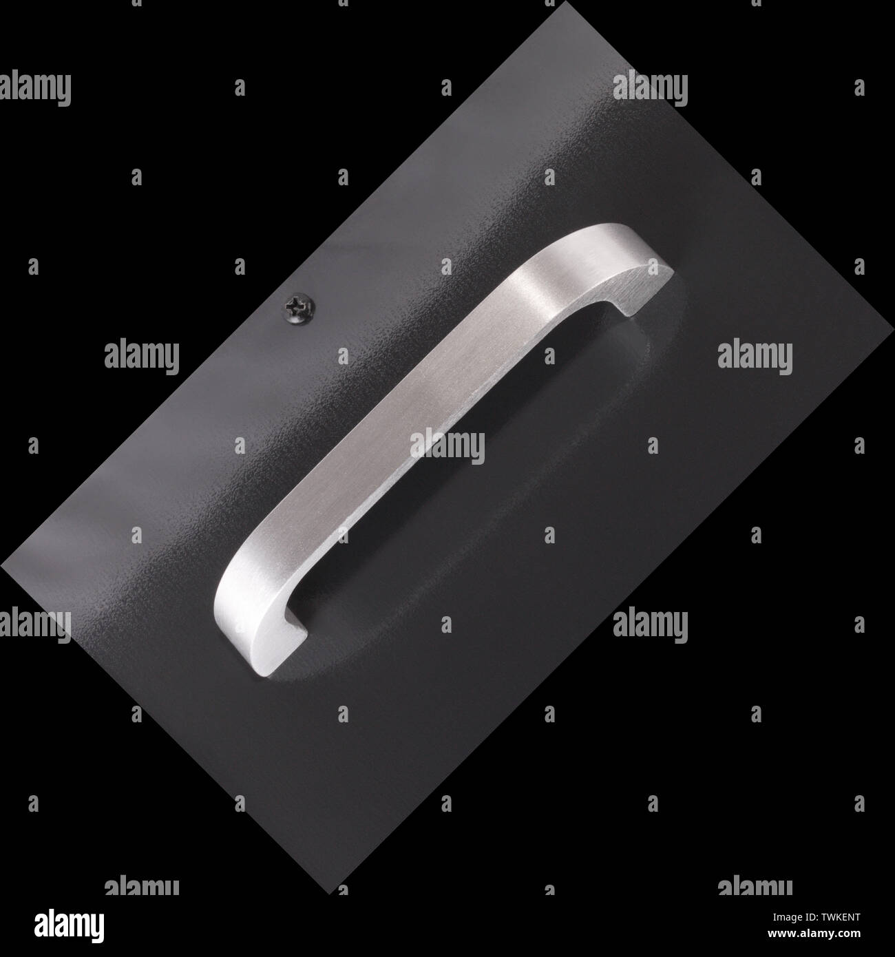 Black Metal Case with Handle Stock Photo - Alamy