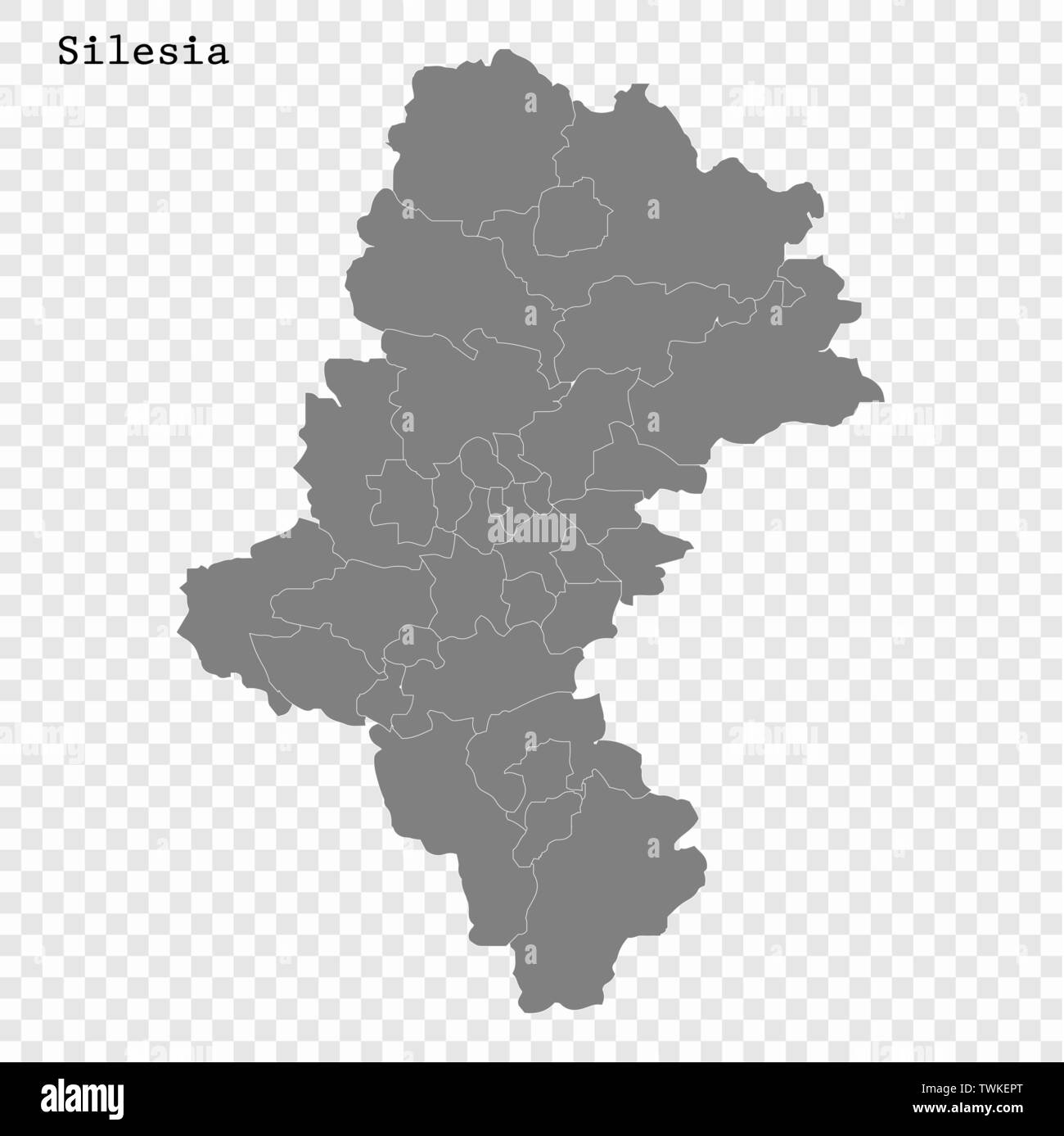 Map of katowice Stock Vector Images - Alamy