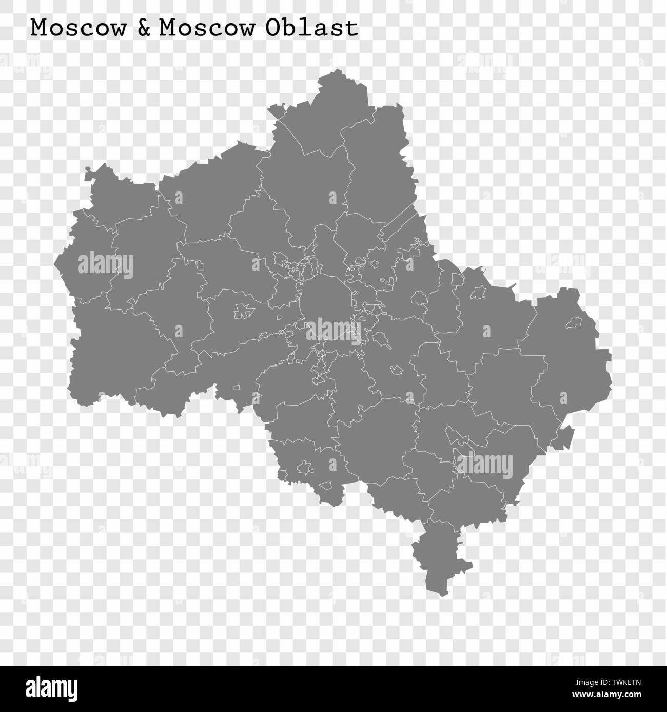 Moscow District Map