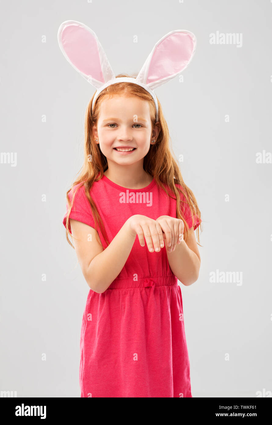 Red bunny ears hi-res stock photography and images - Alamy