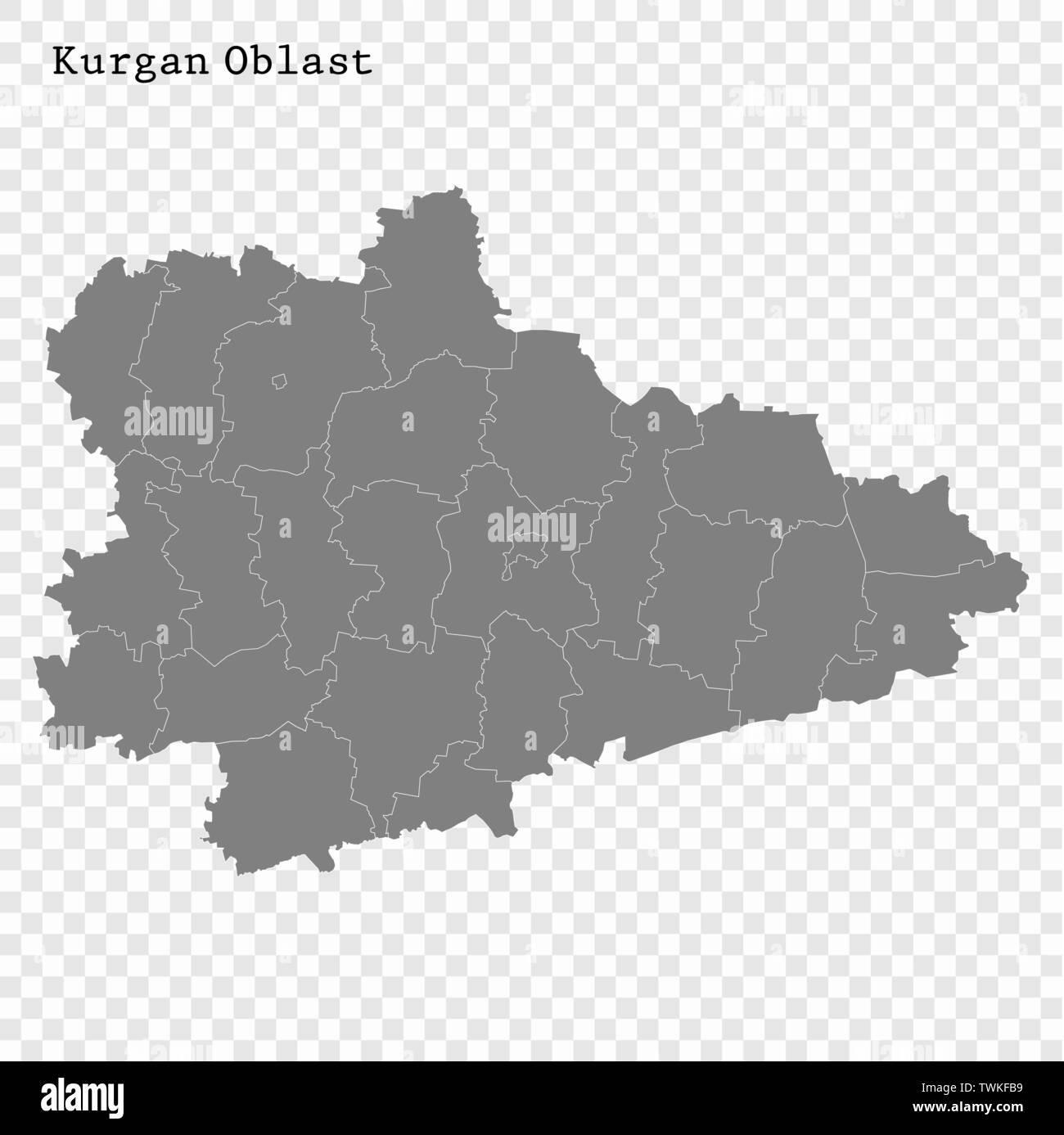 Kurgan vector outline map hi-res stock photography and images - Alamy