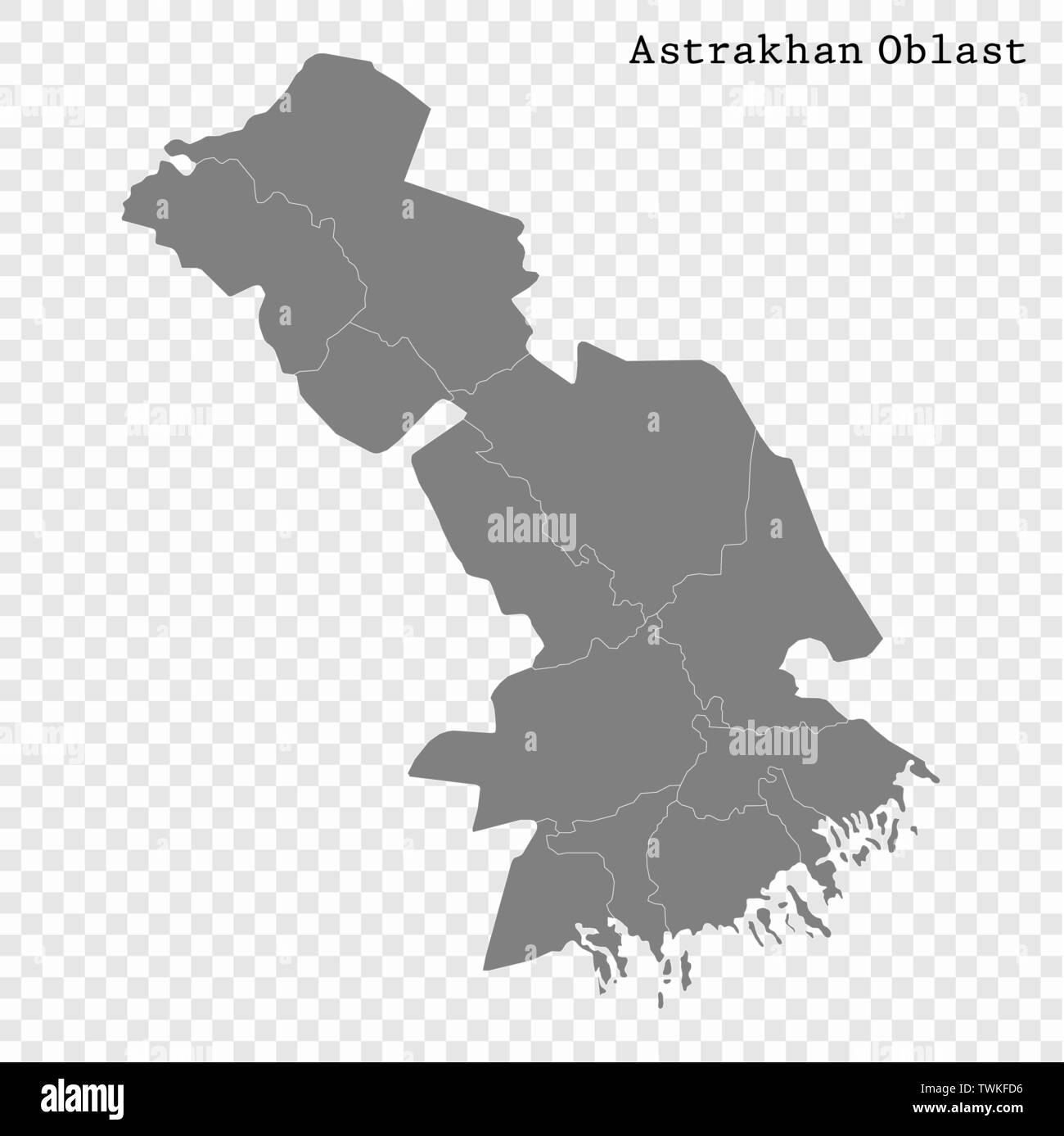 Astrakhan map vector Black and White Stock Photos & Images - Alamy