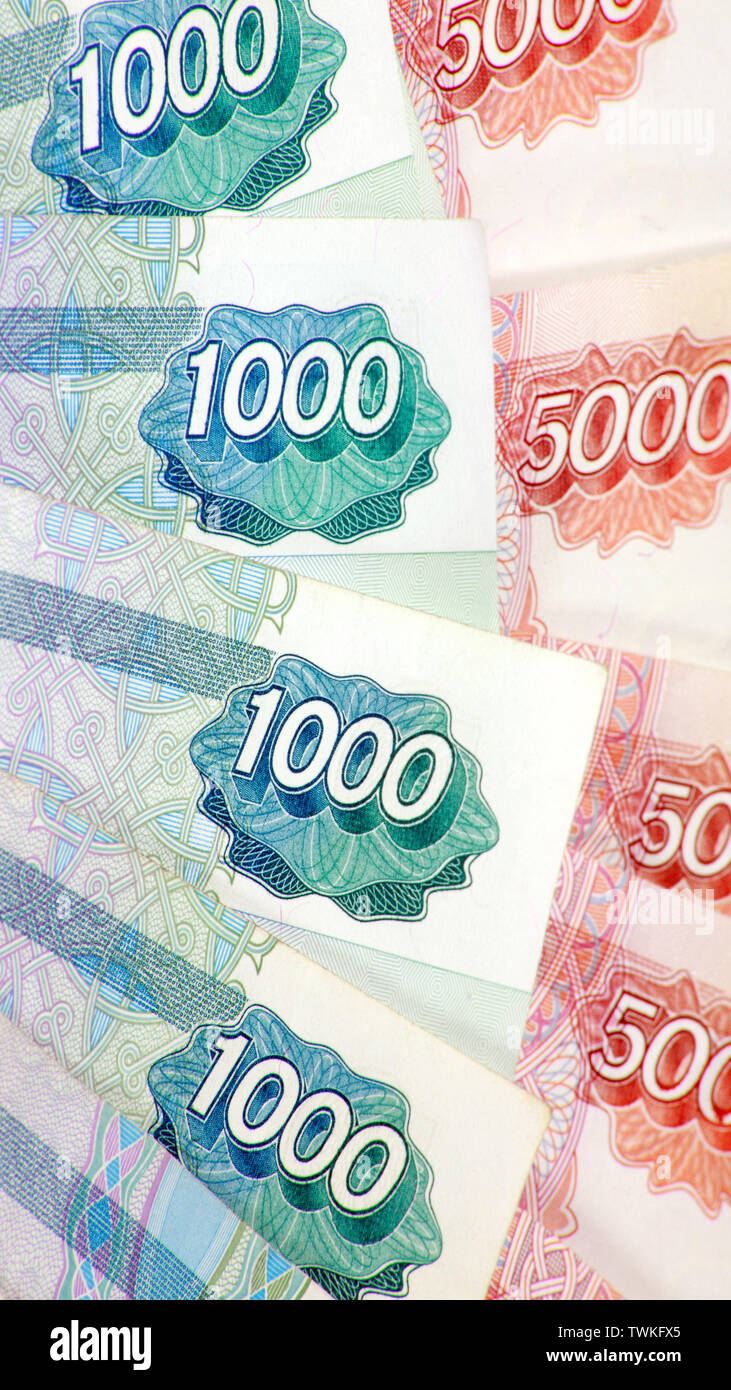 stack of bond 5000 and 1000 Stock Photo - Alamy