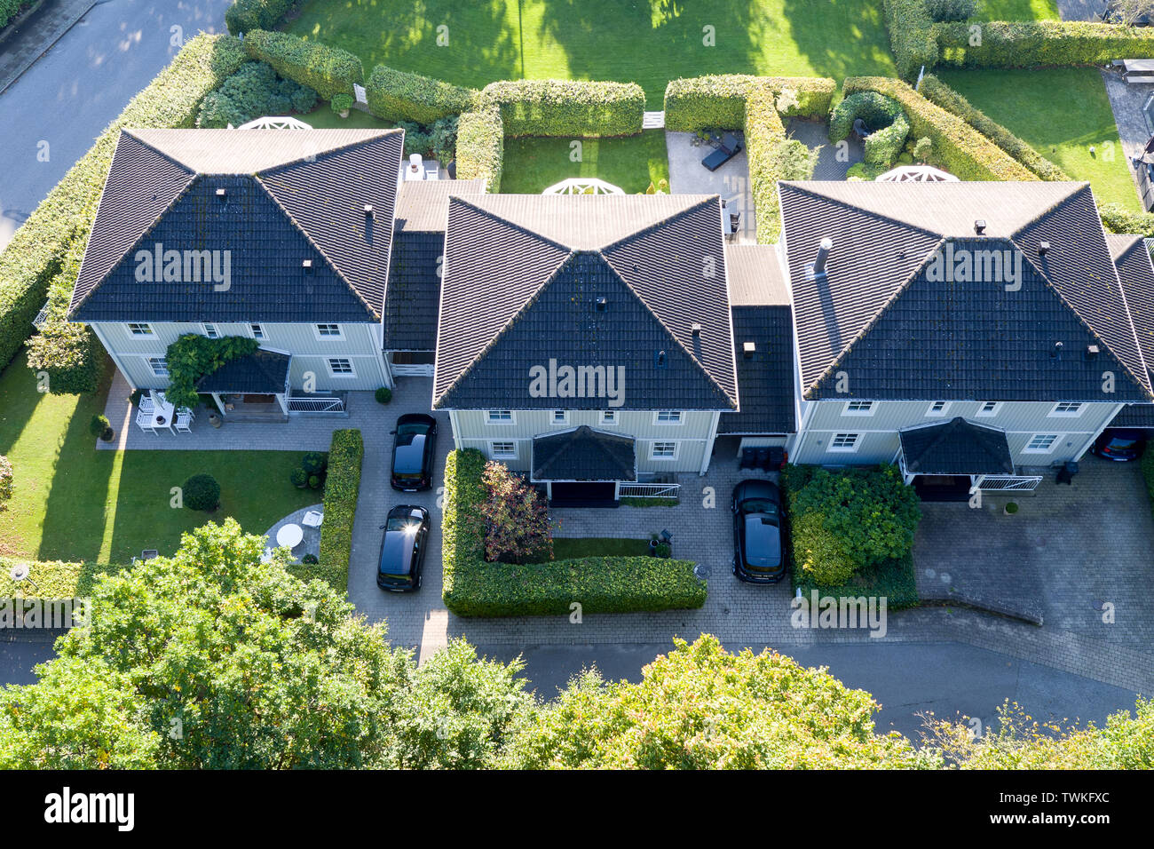 Identical Houses High Resolution Stock Photography and Images - Alamy