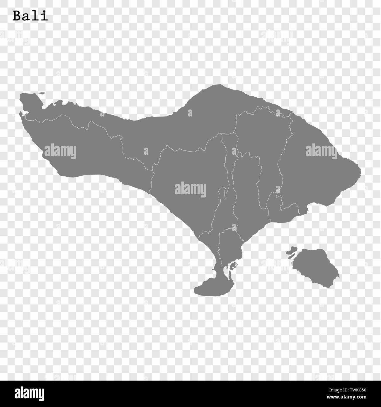 Outline map of bali Black and White Stock Photos & Images - Alamy