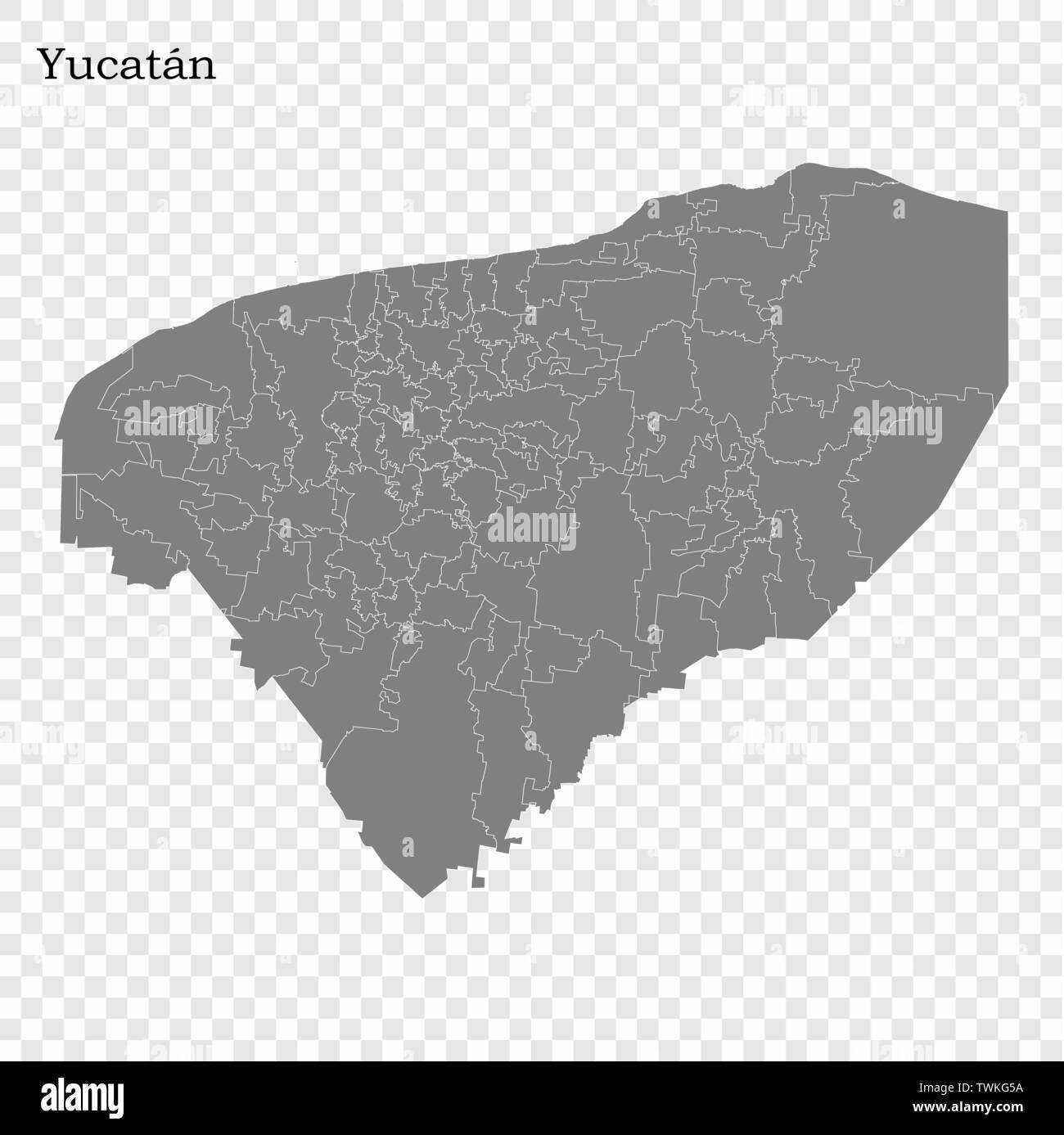 Map of yucatan hi-res stock photography and images - Alamy