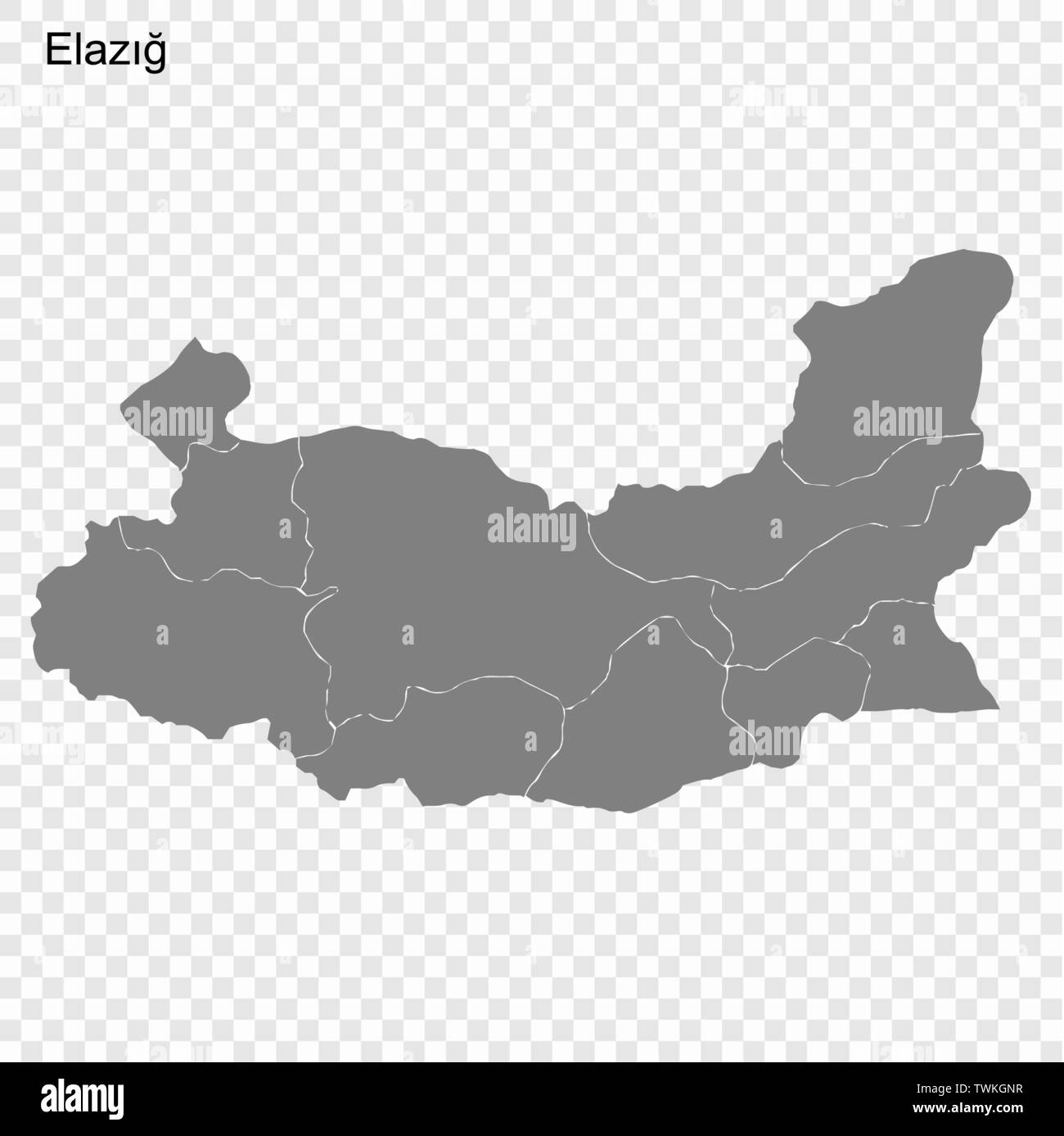 Map of elazig Black and White Stock Photos & Images - Alamy