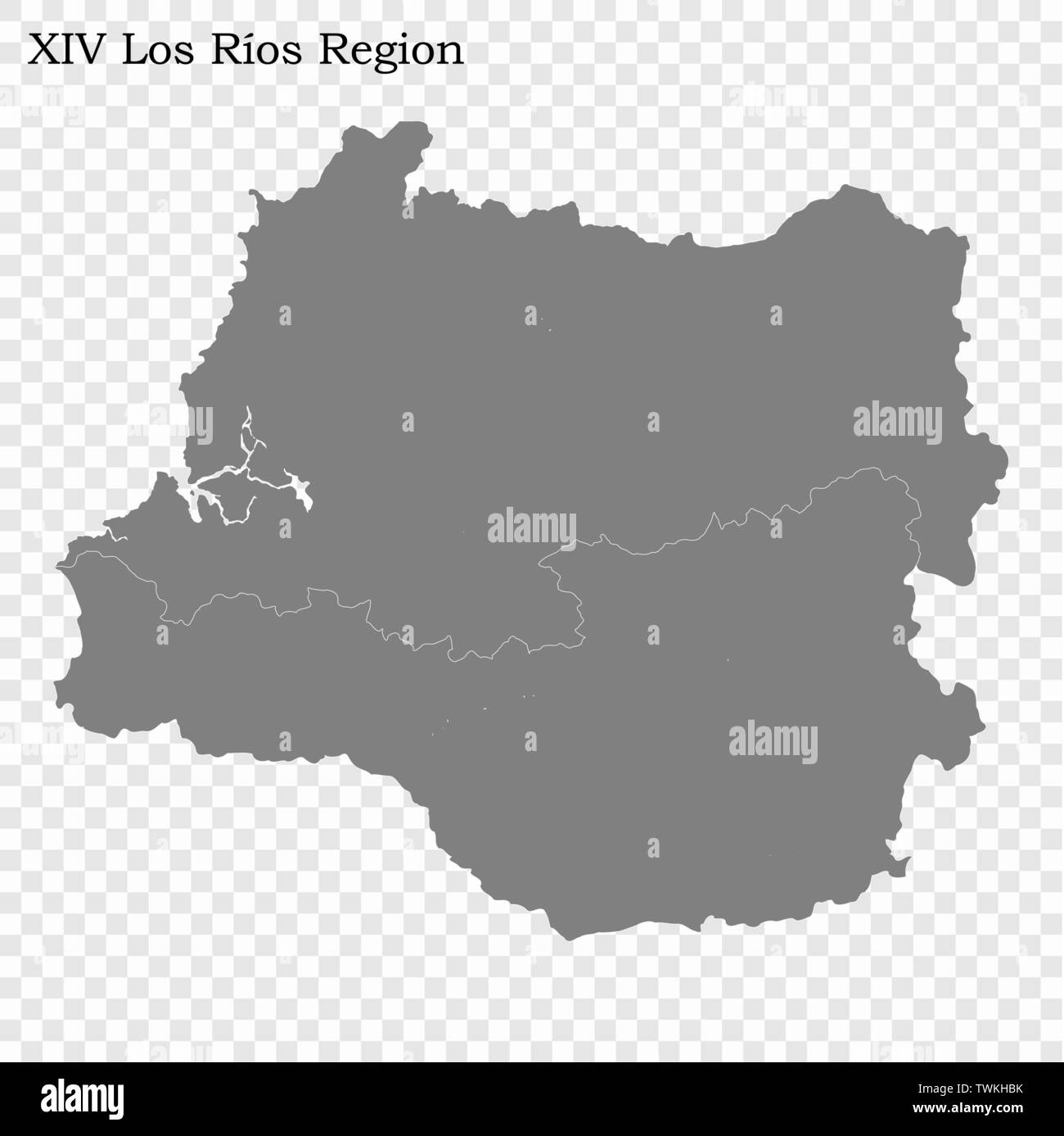 Los rios chile map geography hi-res stock photography and images - Alamy