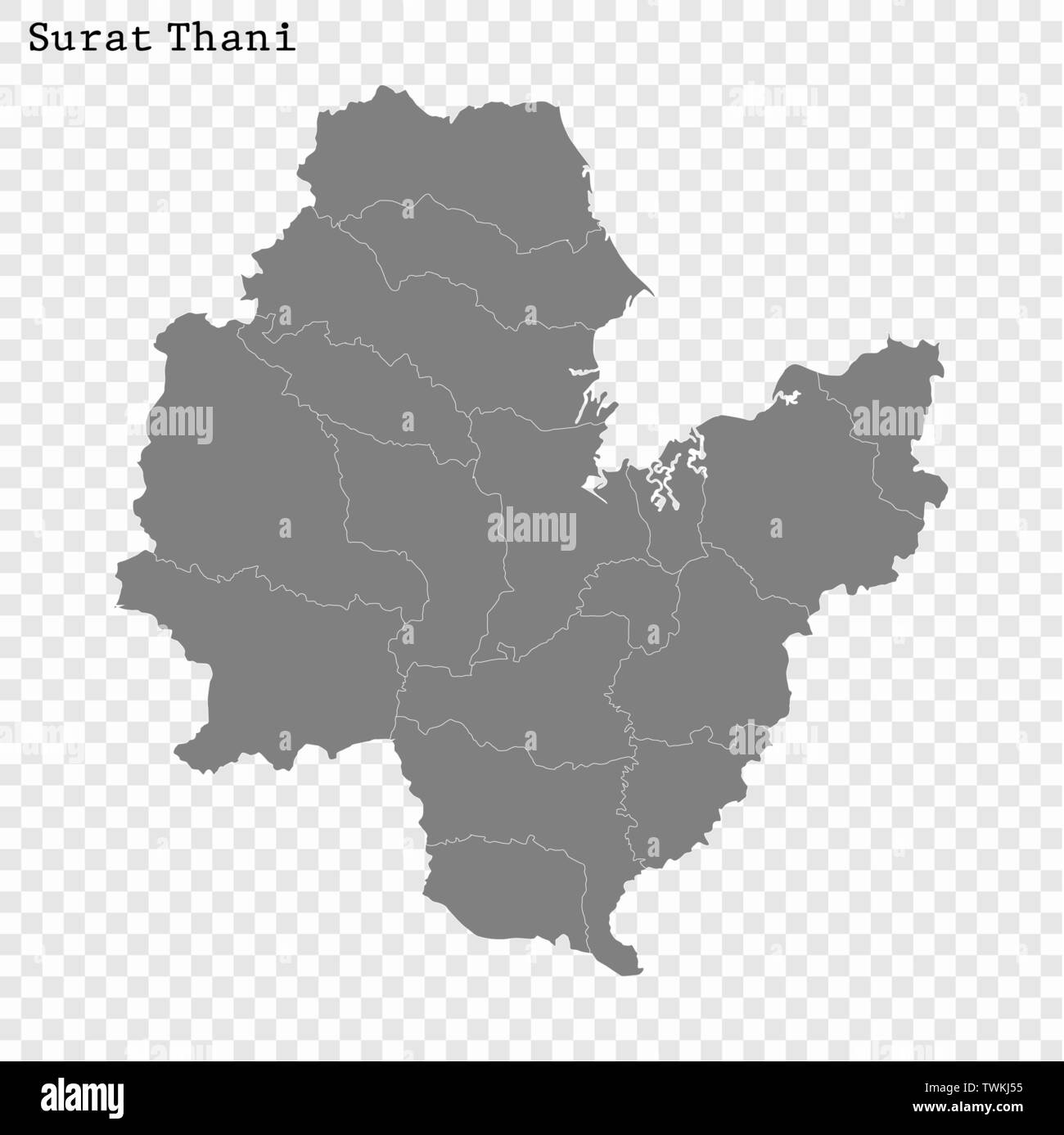 Surat City Map Surat City