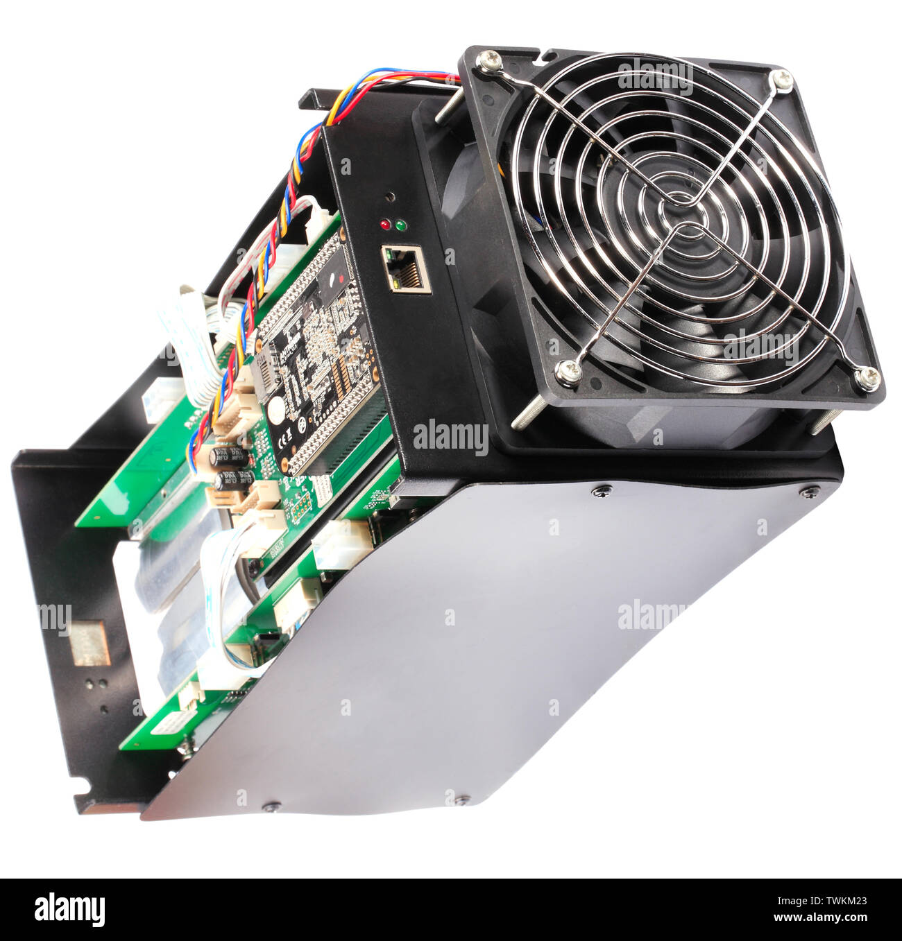 electronic device isolated on white background Stock Photo - Alamy