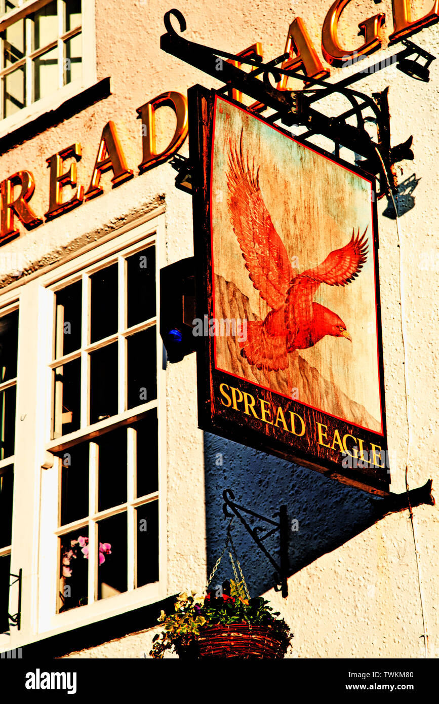 The Spread Eagle Pub, Stokesley, North Yorkshire, England Stock Photo ...
