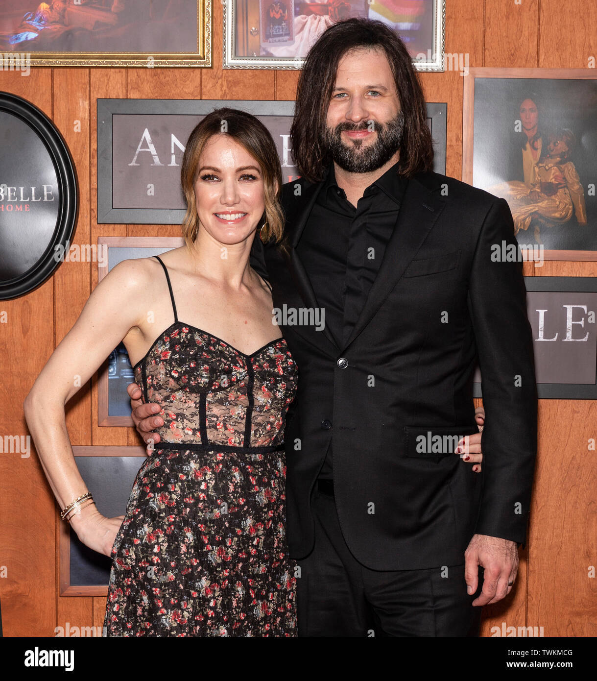 Westwood, CA - June 20, 2019: Gary Dauberman (R) and his wife ...