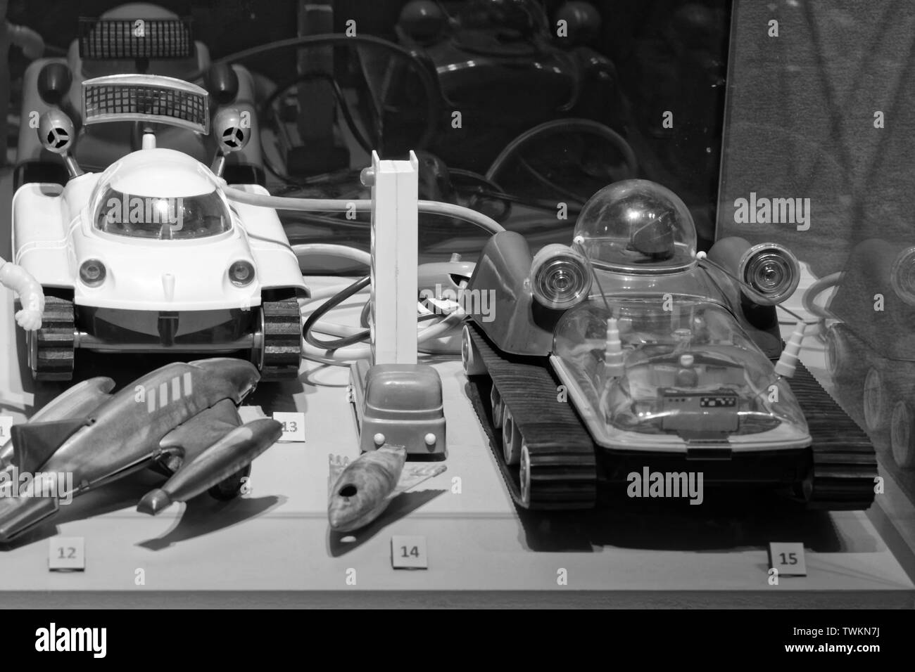 Vintage space toys hi-res stock photography and images - Alamy