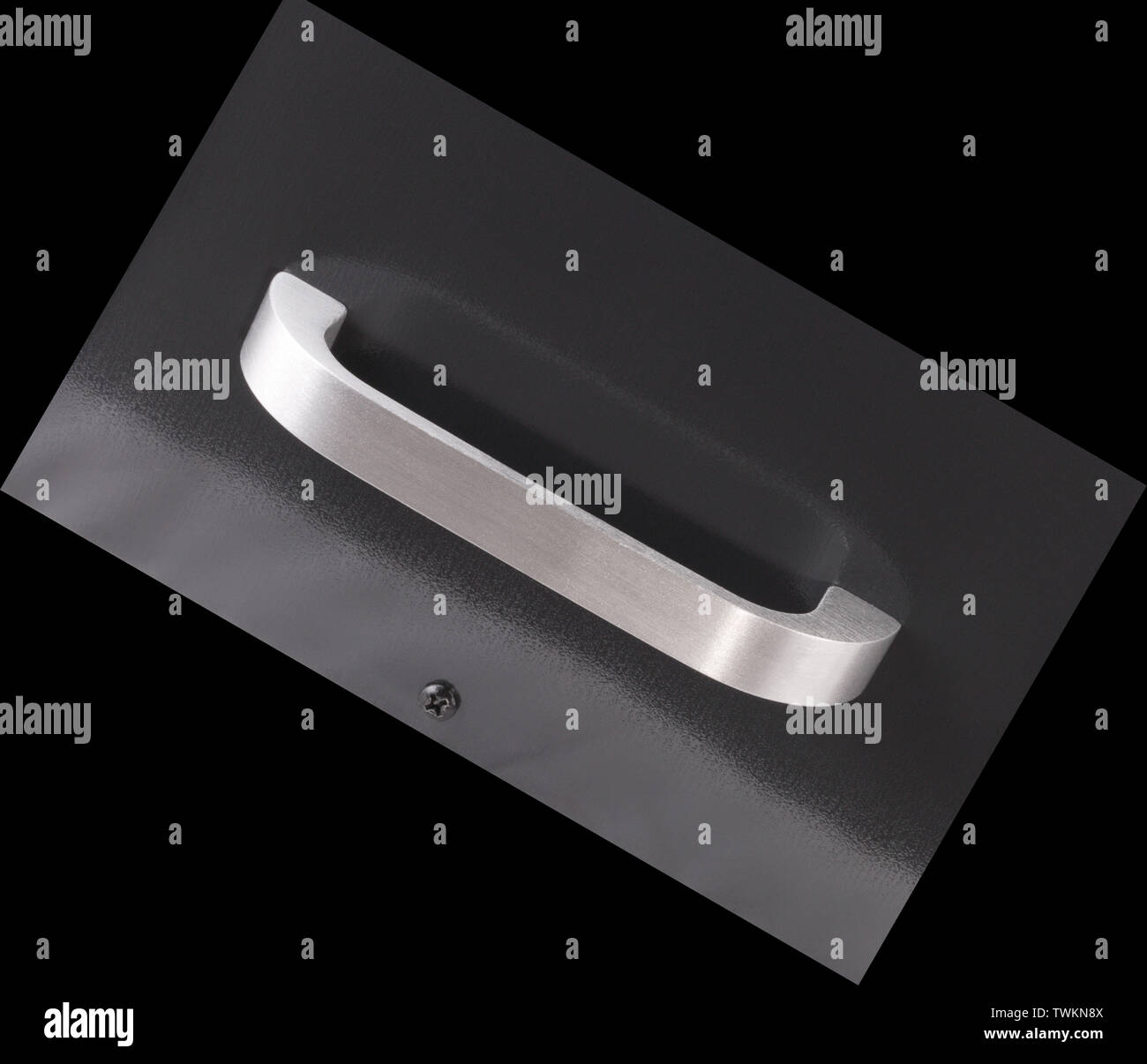 Black Metal Case with Handle Stock Photo - Alamy