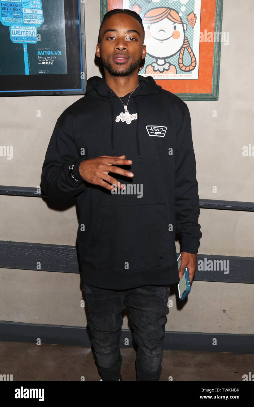 LOS ANGELES, CA - JUNE 21, 2019 Albee Smith attends the Tank & Jaquees ...